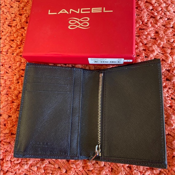 Lancel | Bags | Lancel The European Graphic De Black Mens Wallet | Poshmark